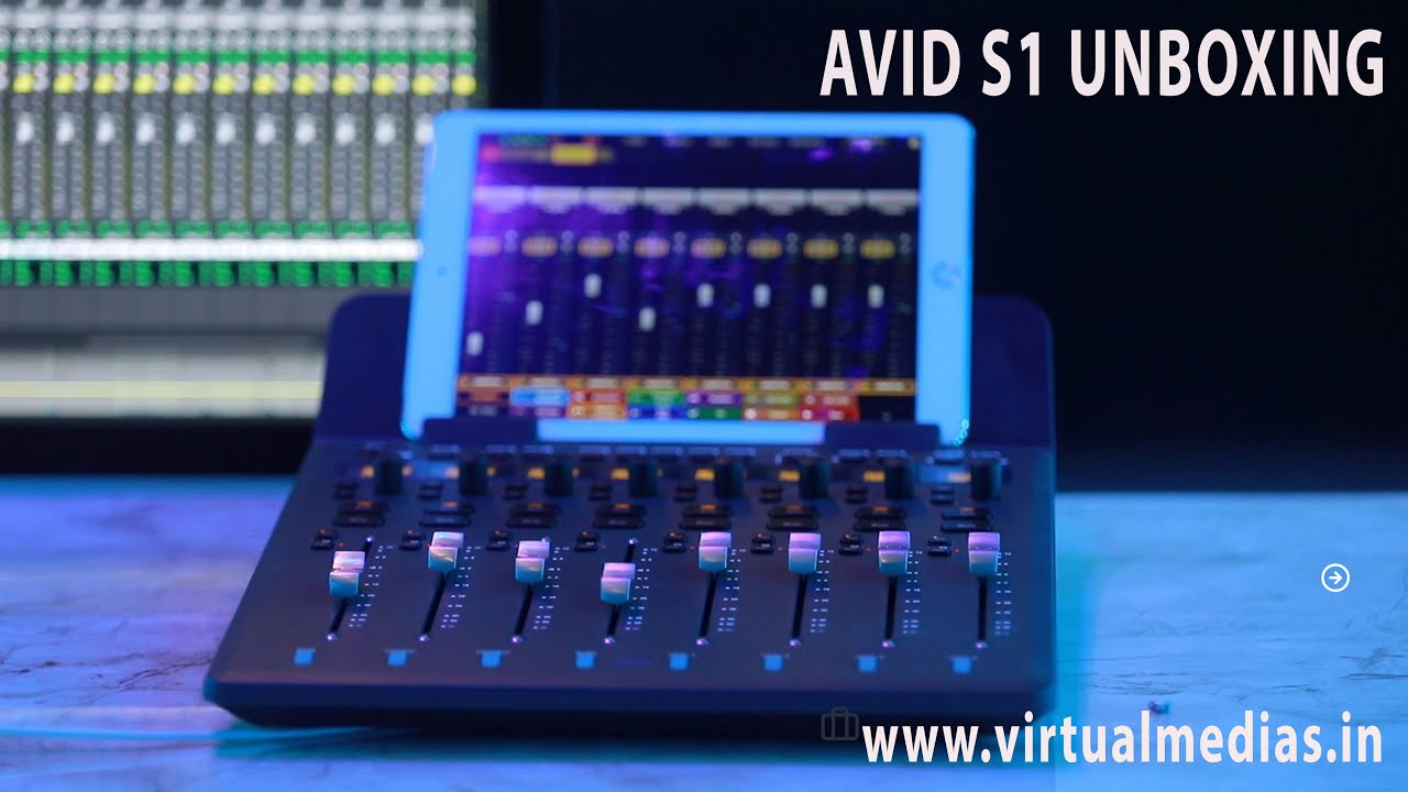 Avid S1 Control Surface | Unboxing |Demo|Virtualmedias - YouTube