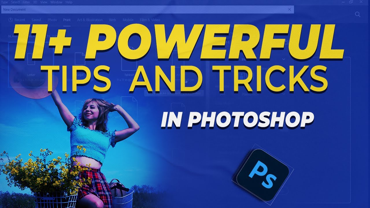 11+ Photoshop Tips and Tricks Beginners Photoshop Tutorial - YouTube