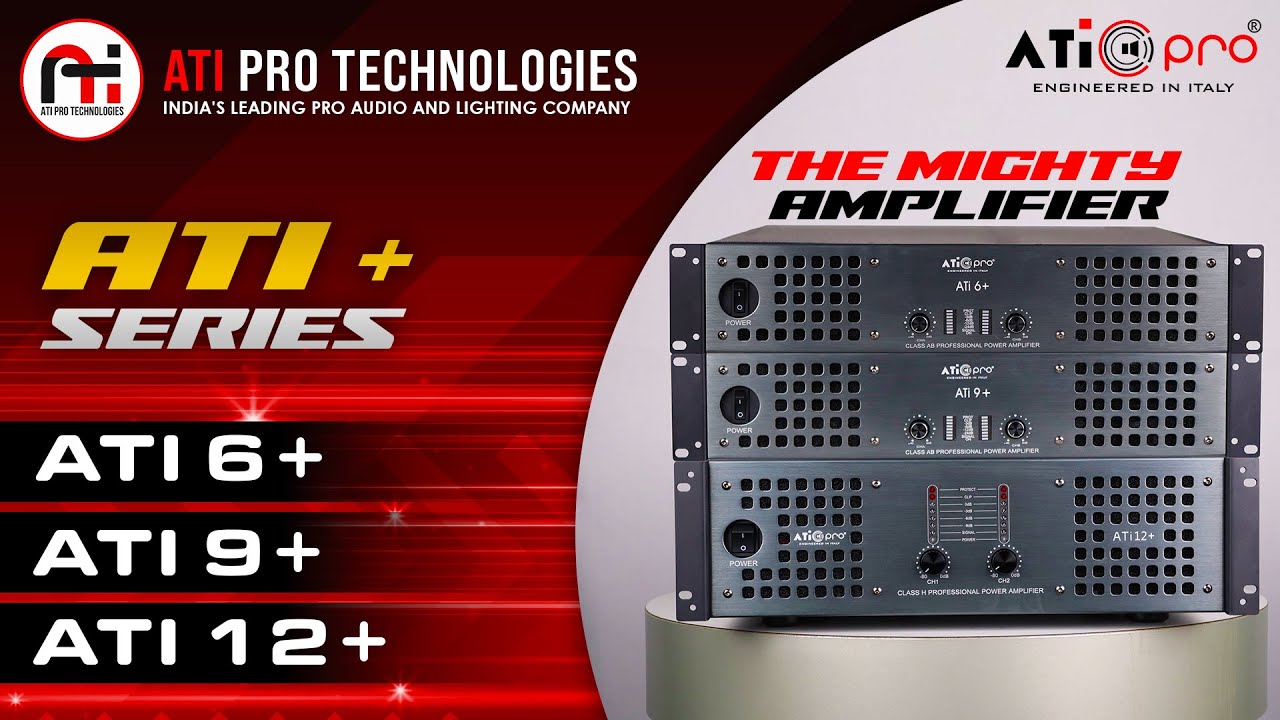 Wide Range of India's best Power Amplifiers | ATi Pro Technologies ...