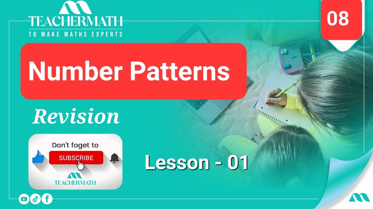 Grade 08 | Number Patterns - Revision | @winteachermath # ...