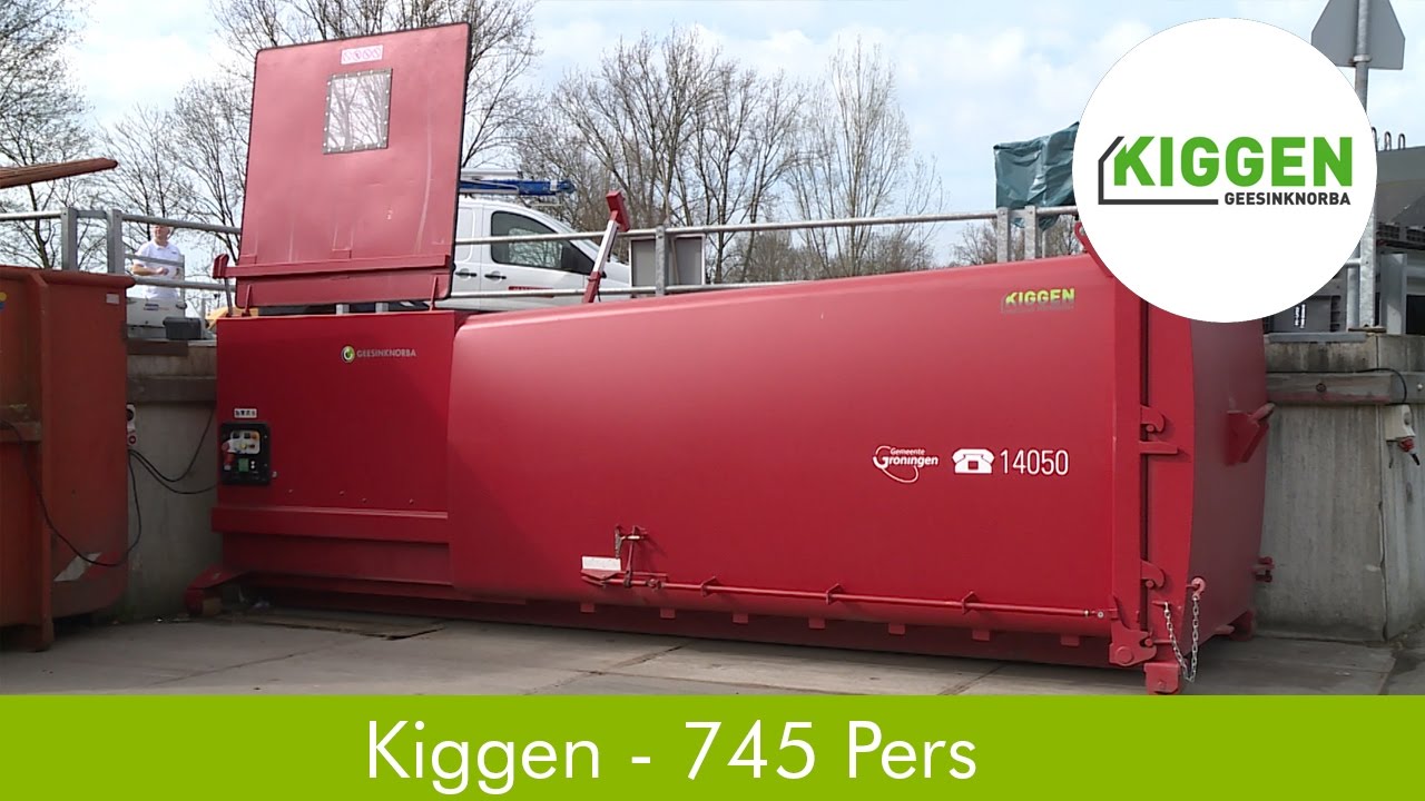 Kiggen portable compactor PD 745 - YouTube