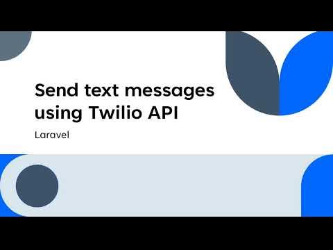 How to send text messages using Twilio API in Laravel (Sinhala) - YouTube
