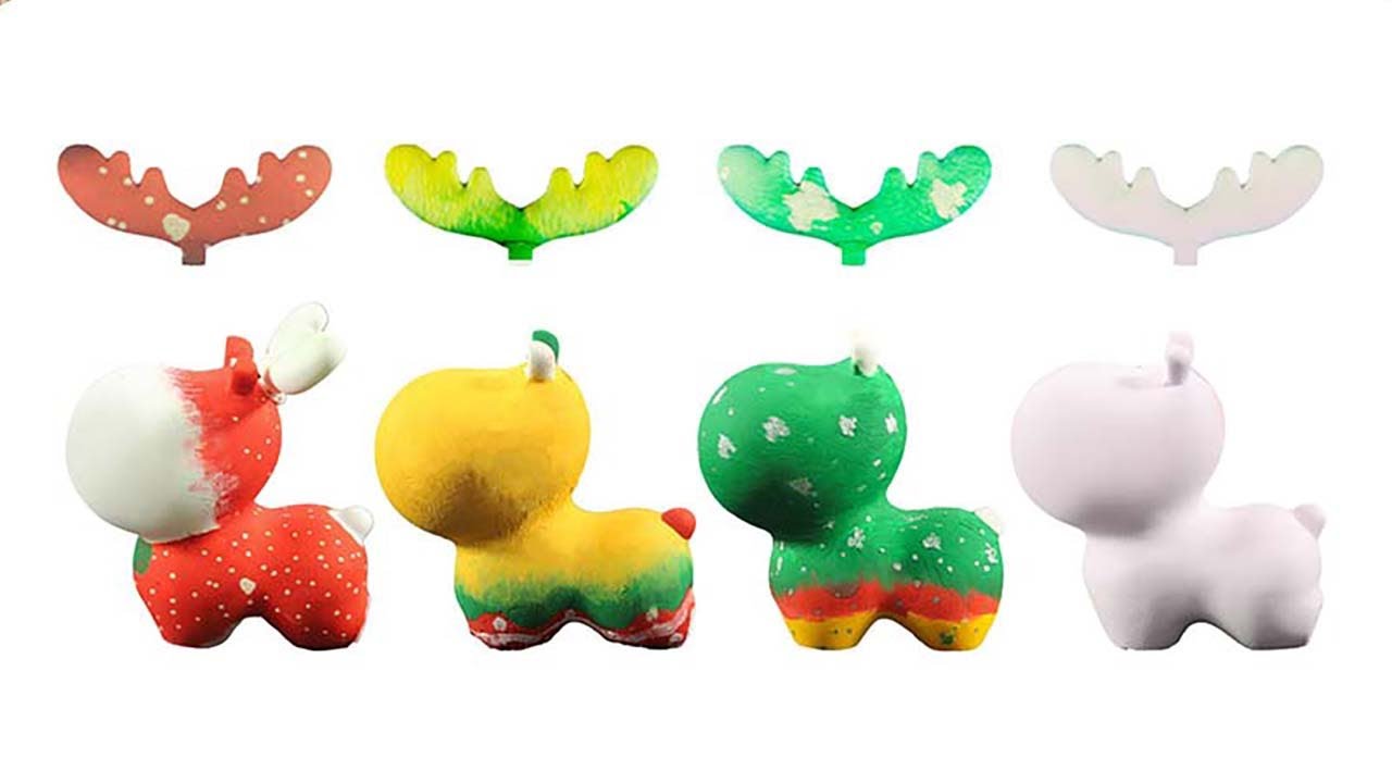 Create Charming Holiday Gifts with 3D Cartoon Moose Ornament Resin ...