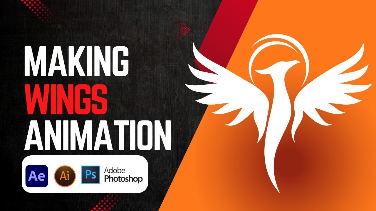 How to Make and animate a Bird logo With wings with the help After ...