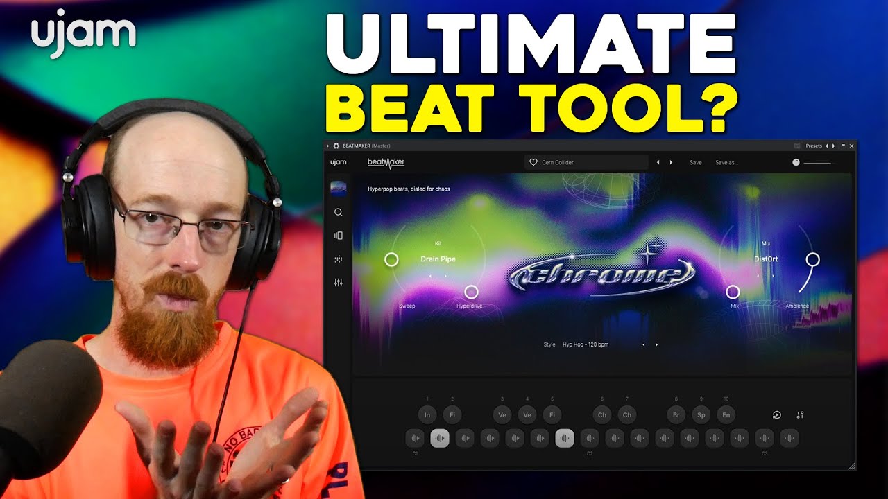 UJAM Beatmaker 3 CHROMED Kit Review & Walkthrough | Eric Burgess Music Production - YouTube