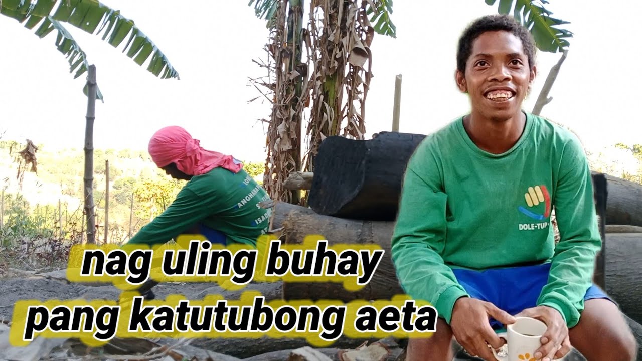 Buhay katutubong aeta mag uling at mag trabao sa bukerin - YouTube