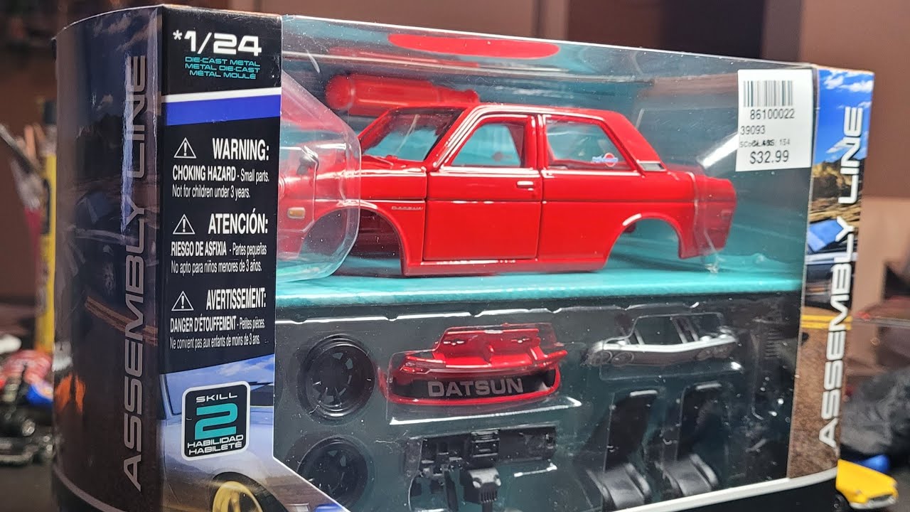 Maisto design Datsun 510 model kit 1/24 scale -Episode 45 - YouTube