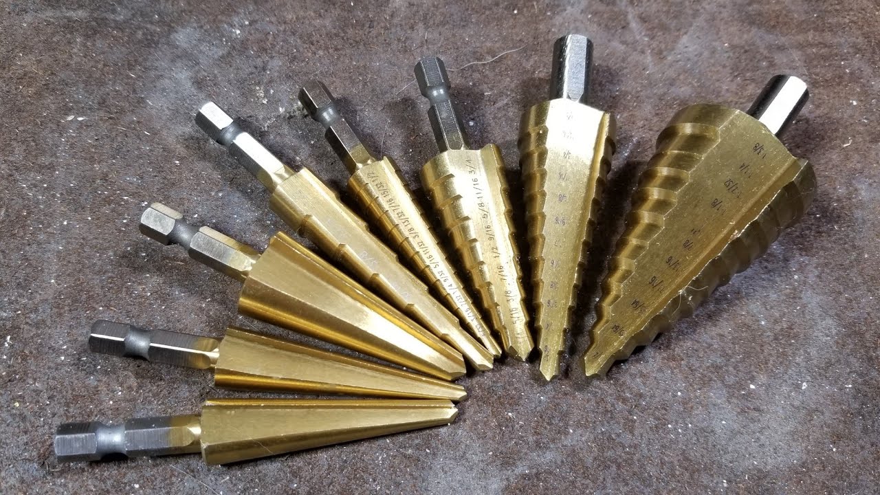 Harbor Freight Step Drill Bits Review YouTube