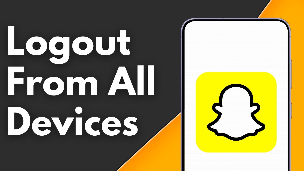 How to Logout Snapchat From All Devices - YouTube