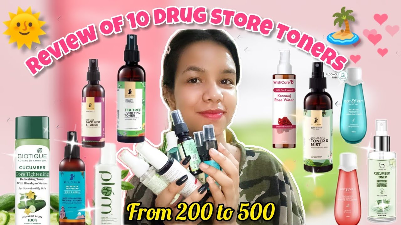 Top 10 summer🌞friendly Toners for Oily and all skin types with ...