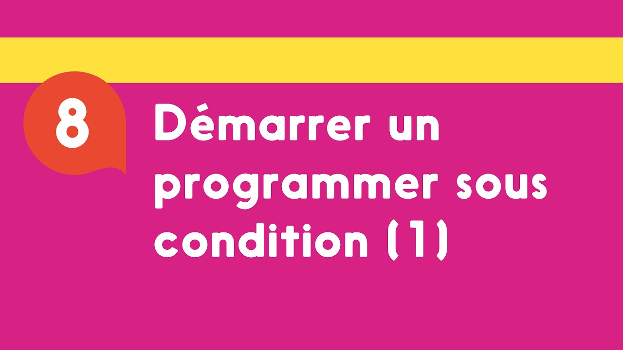 [Mission code CE2] Démarrer un programme sous condition (1) - YouTube