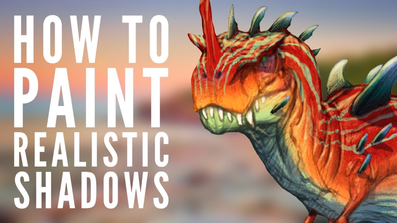 How to Paint Realistic Shadows - YouTube