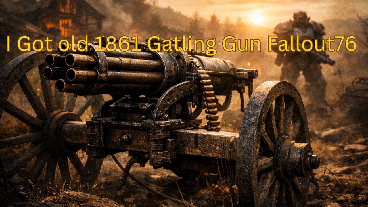 Fallout 76: Gatling Gun First Test (It’s NUTS) [at end of the video ...