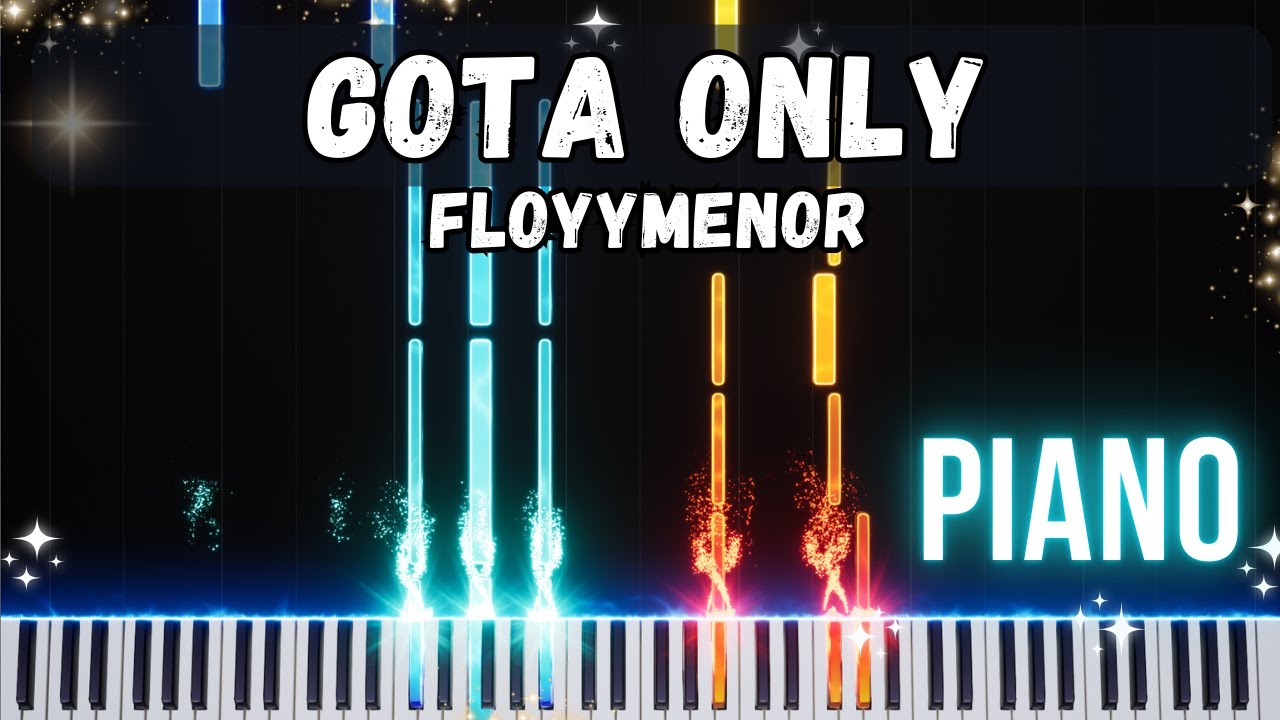 Gata Only Piano Tutorial | FloyyMenor Easy Piano & Sheet Music - YouTube