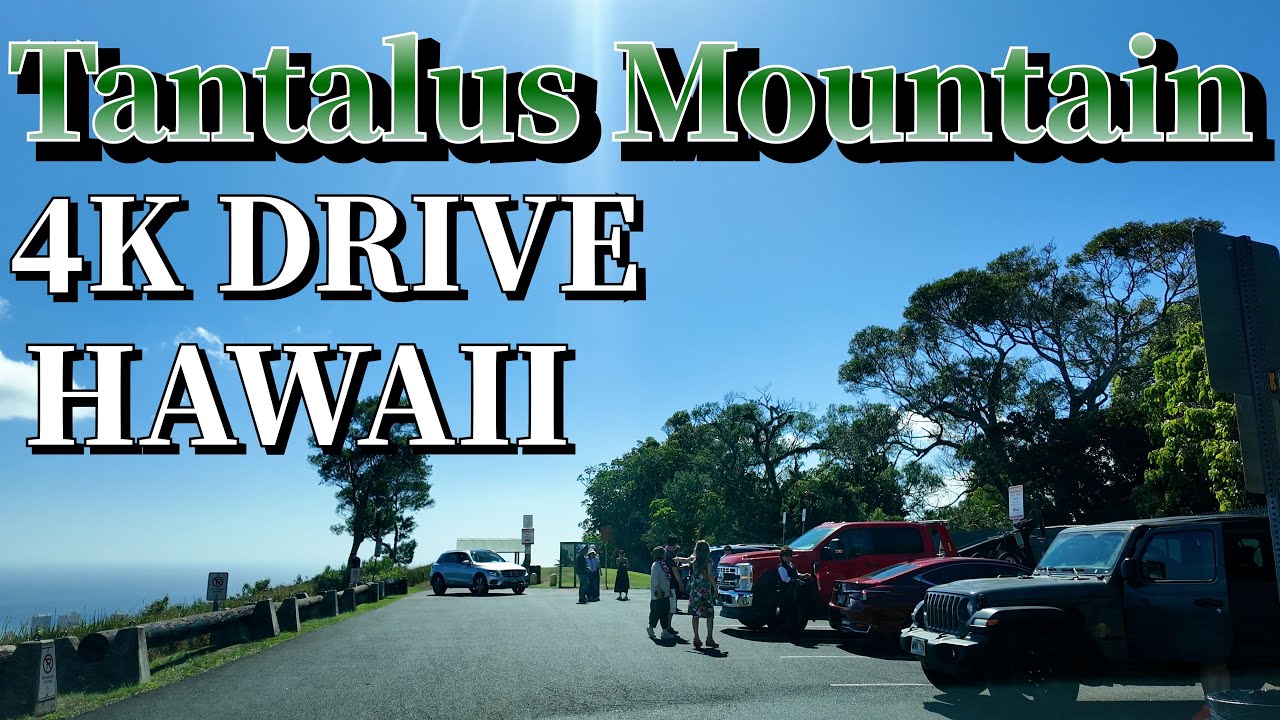 【4K Hawaii】 Drive to Tantalus Lookout Spectacular Honolulu Views! - YouTube