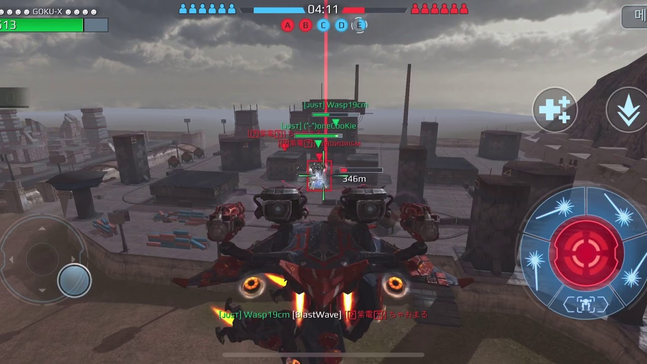 War robots - Just vs sword unit (springfield) - YouTube