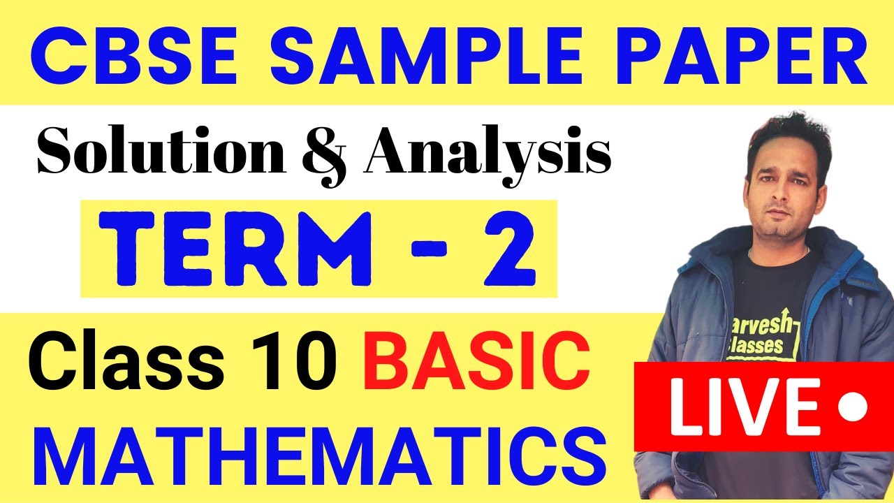CBSE Class 10 Maths BASIC Sample Paper Class 10 Term 2 Sample Paper cbse-class-10-maths-basic-sample-paper-class-10-term-2-sample-paper