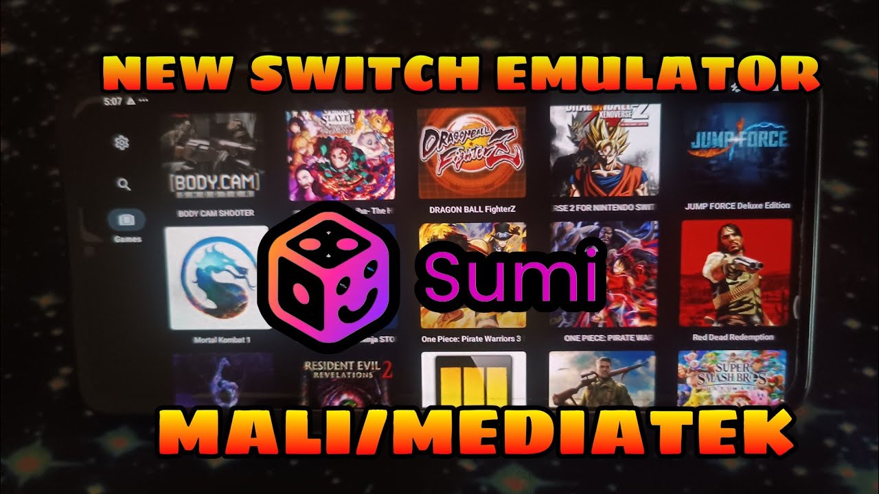 SUMI NEW SWITCH ANDROID EMULATOR TEST RED DEAD REDEMPTION, MORTAL KOMBA ...