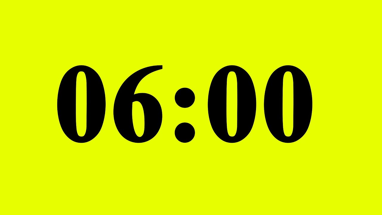 6 Minute Timer - YouTube