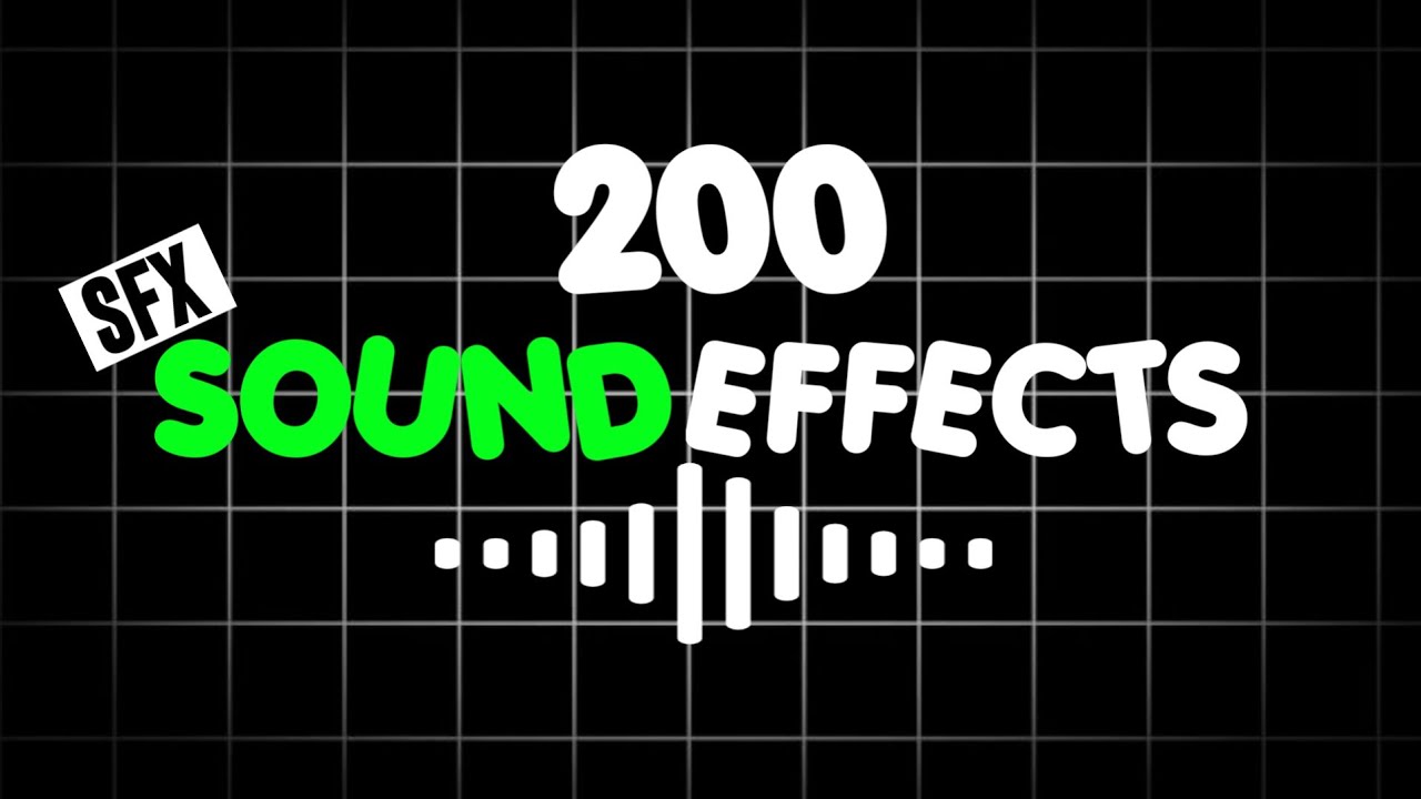 sound effects for video editing || best sfx sound effects - YouTube