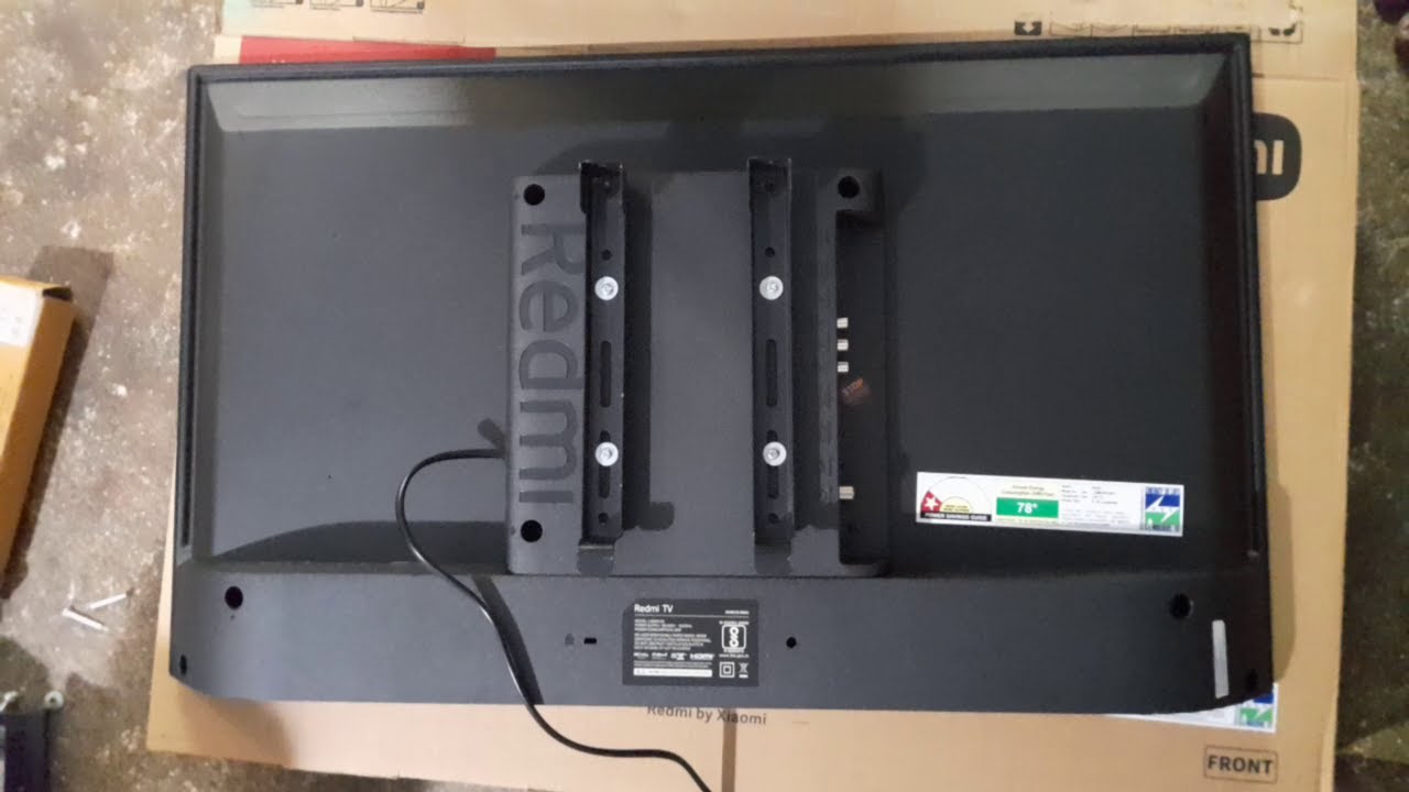 Redmi Smart TV 32 inch Wall Mount - YouTube