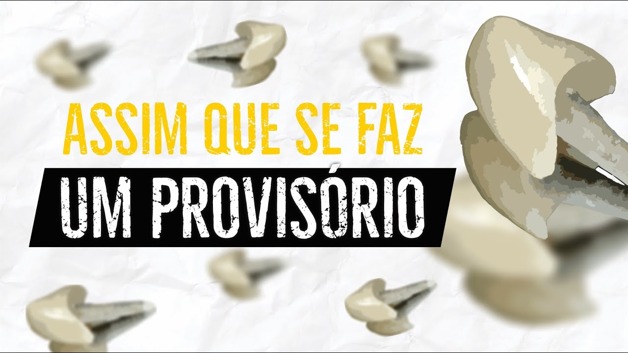 Como fazer um provisório | PRÓTESE FIXA - YouTube