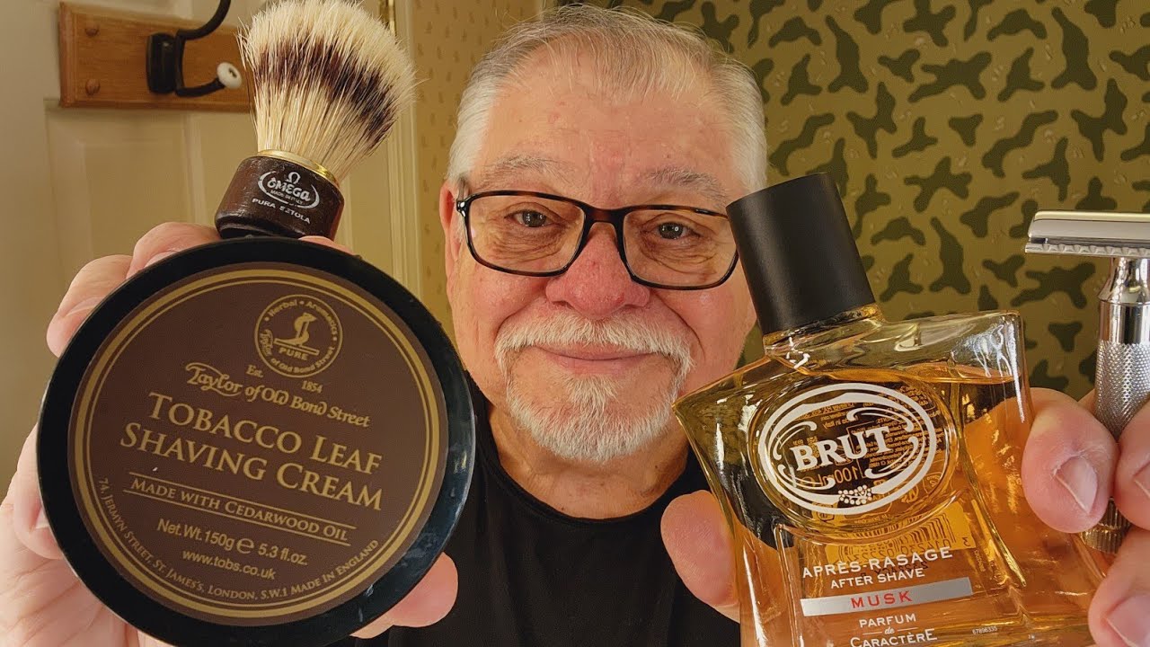 Alex's Shave / Merkur 34C Razor . Taylor Tobacco Shave Cream . Brute ...
