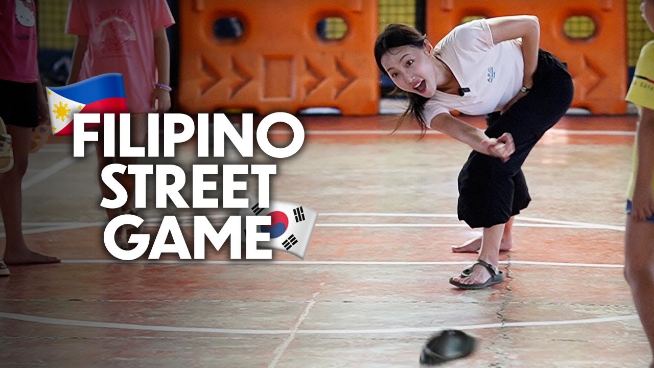Korean Kidult Plays Traditional Filipino Street Games! 🇵🇭🤩 - YouTube