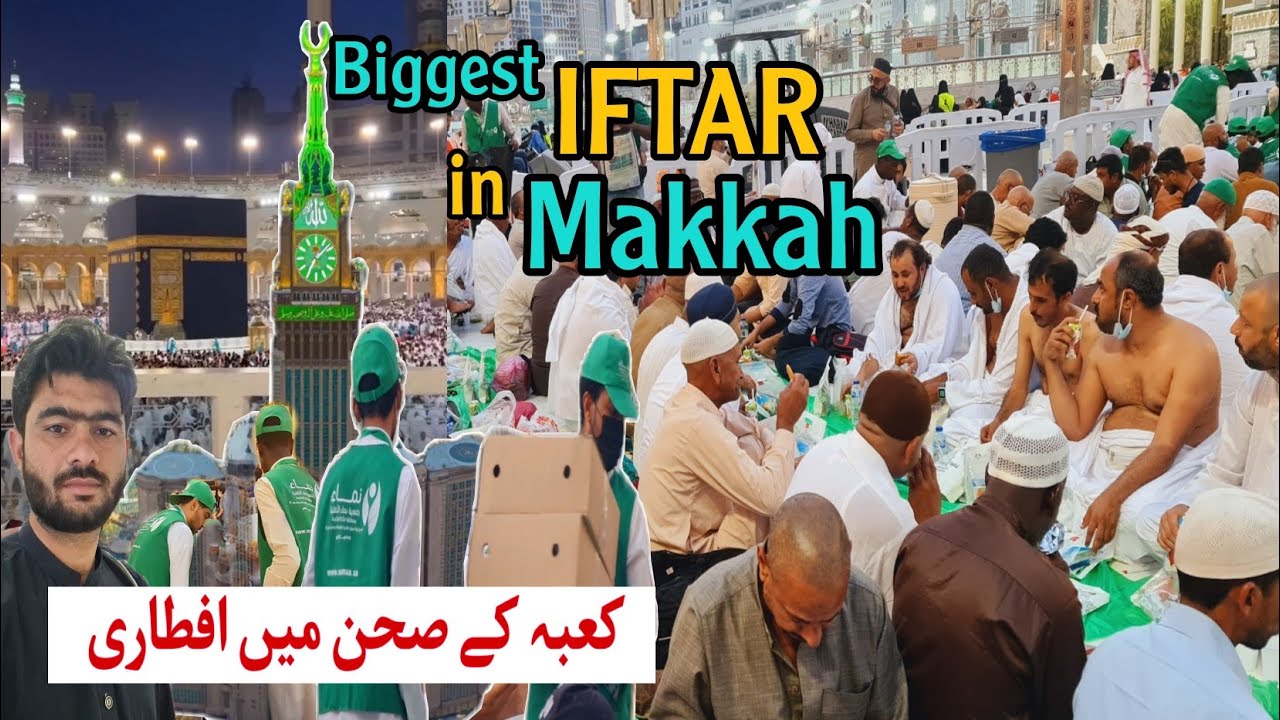Iftar in Makkah | 🕋 Biggest IFTAR preparation in Makkah Masjid Al-Haram ...