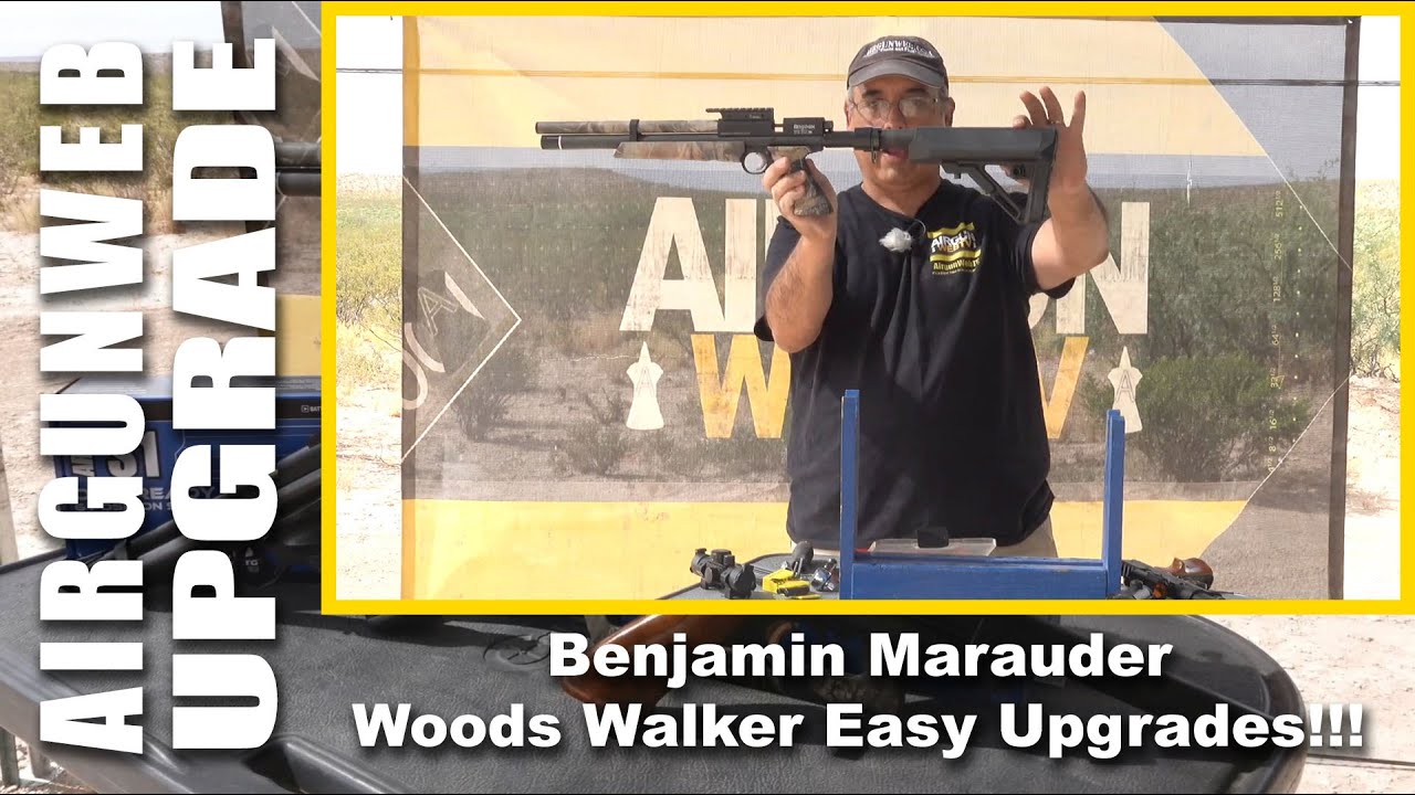 AIRGUN UPGRADES - My Benjamin Marauder Pistol (Woods Walker) gets some ...