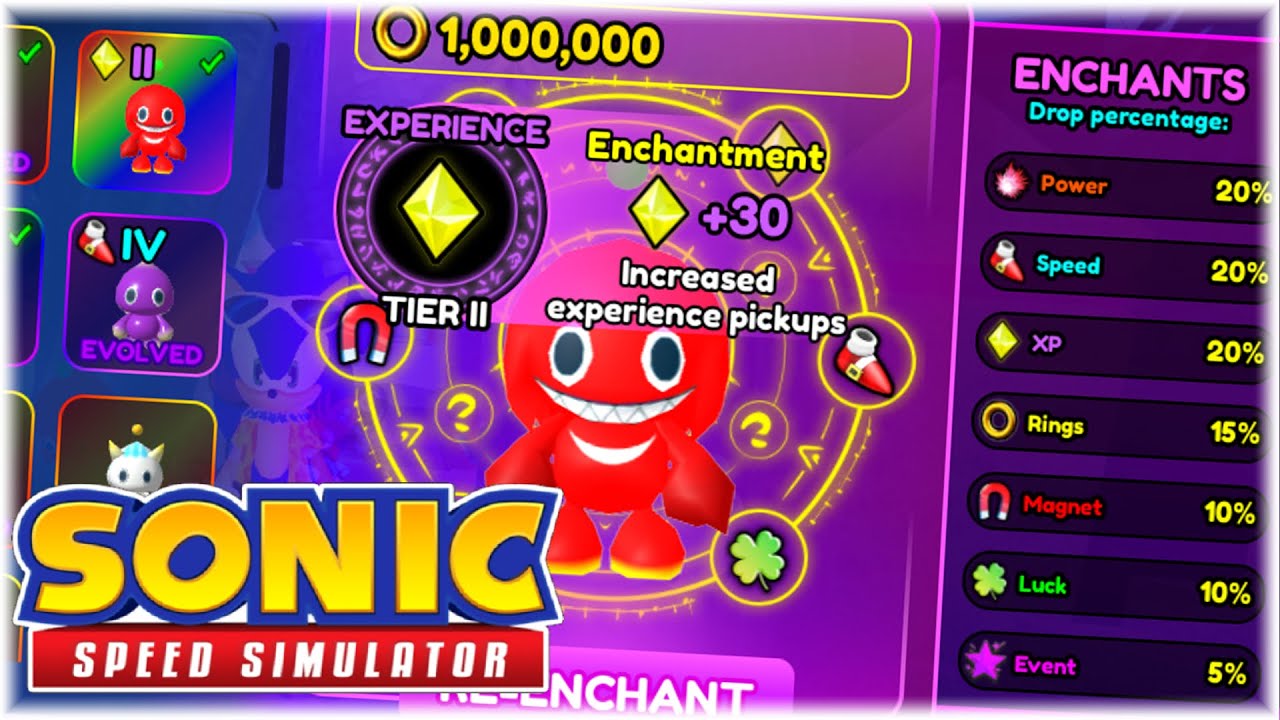 How to ENCHANT Chao in Sonic Speed Simulator! (Roblox) - YouTube