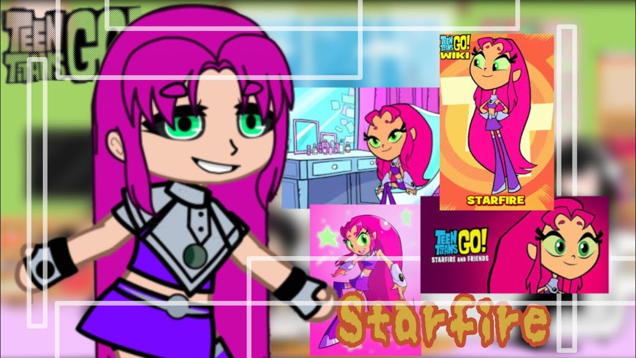 Fandom react to Starfire//Gacha club// - YouTube