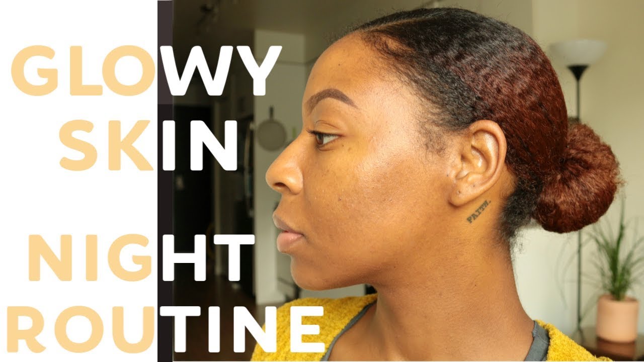 My NIGHTTIME SKINCARE ROUTINE for GLOWY Youthful Skin - YouTube
