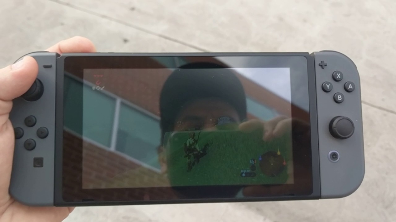 Playing Nintendo Switch Outdoors - YouTube