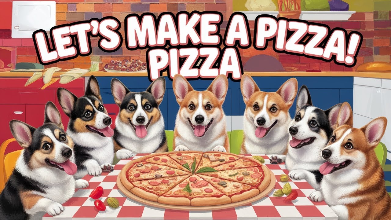 🍕🐶 The Corgi Pizza Party! 🎶 | Kids Sing-Along & Learn Fun! | Twilight ...