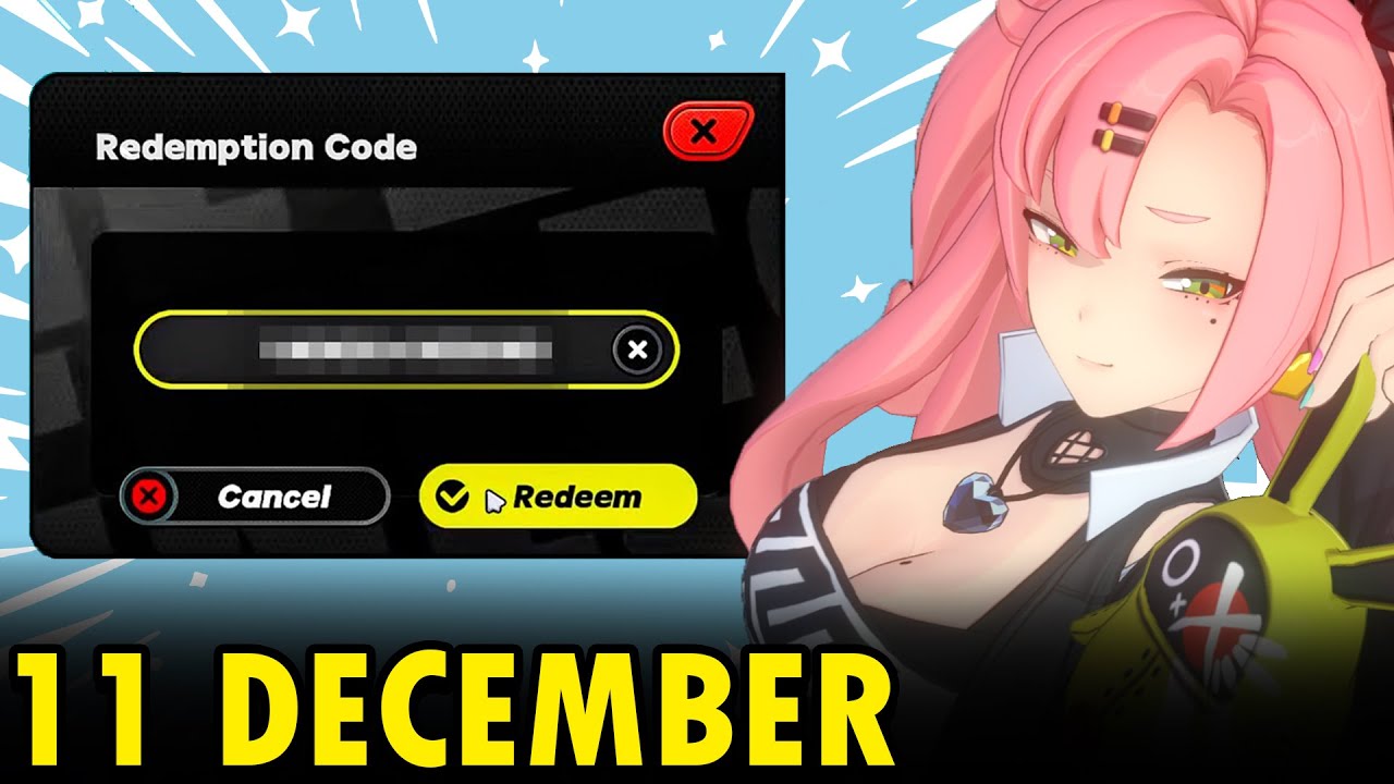 11 December New Redeem Code ZZZ | How to Redeem Code ZZZ 1.4 - YouTube