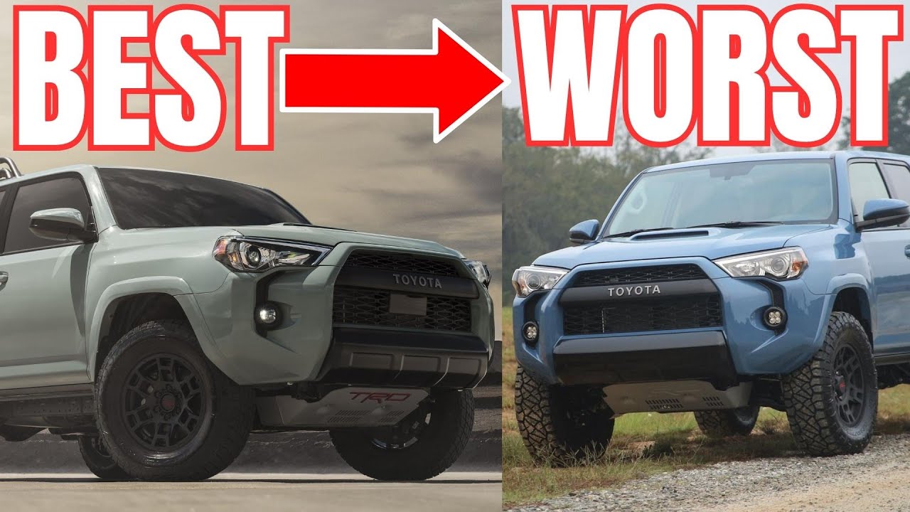I Ranked EVERY 4Runner TRD Pro Color From Best To Worst - YouTube