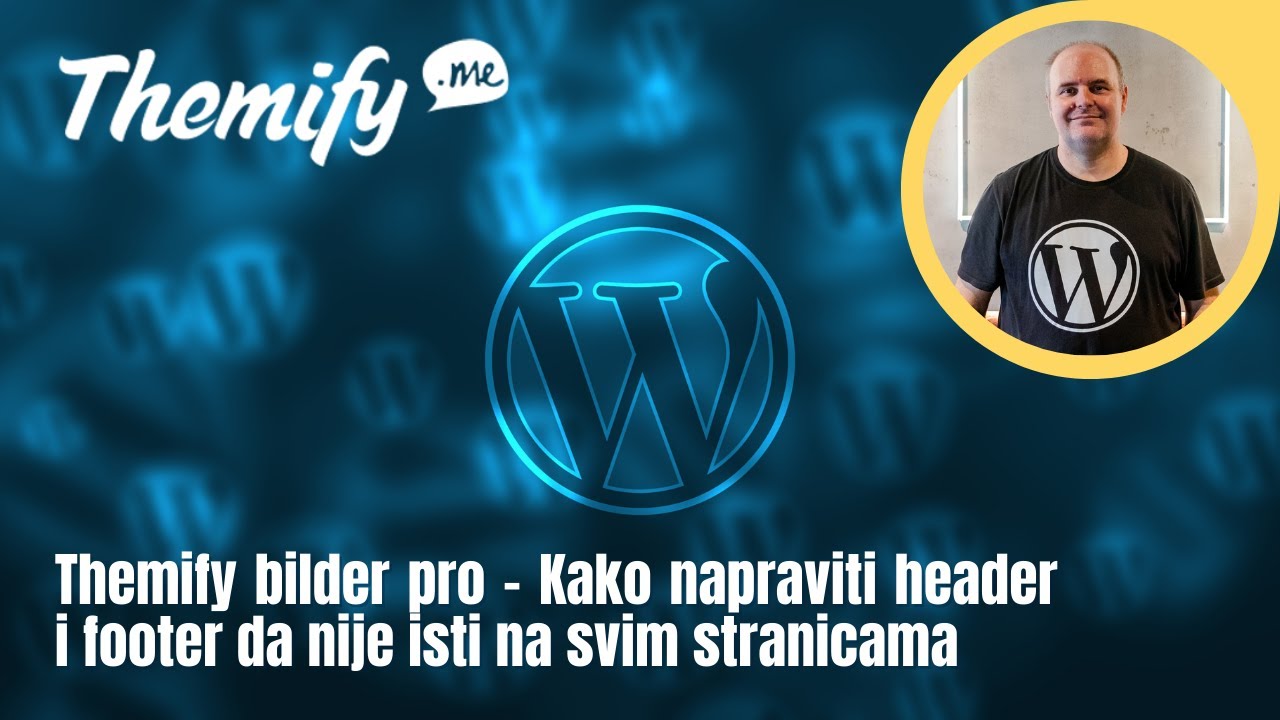 Themify builder - Bilder pro - Header i Footer - YouTube