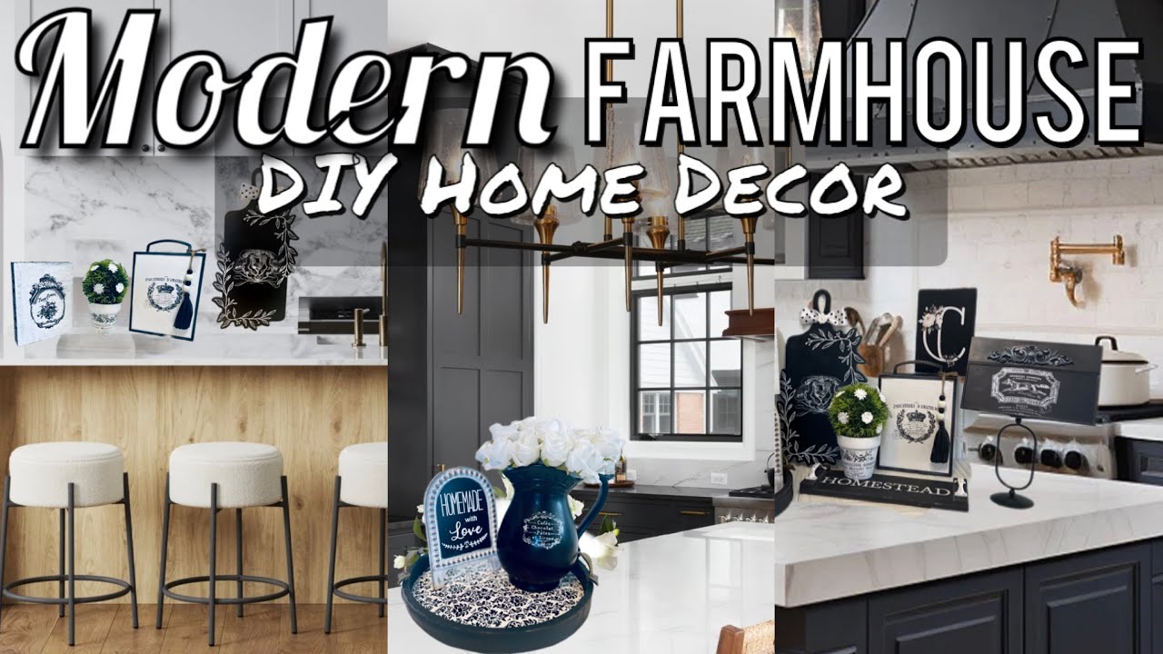 FARMHOUSE Kitchen Makeovers on a Budget:DIY Magic with IOD ! - YouTube