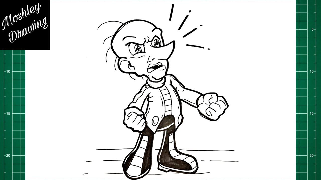 How to Draw Snively Robotnik - Sonic Characters - YouTube