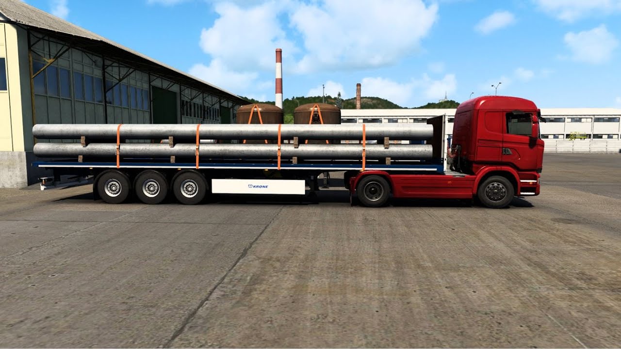 ETS2 | Iron Pipes Delivery | Nis to Pristina with Cutscenes | Euro ...