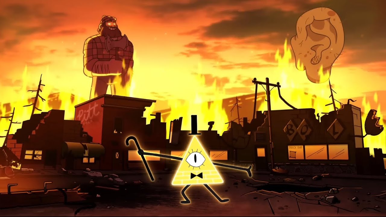 Bill cipher theme song takeover - YouTube