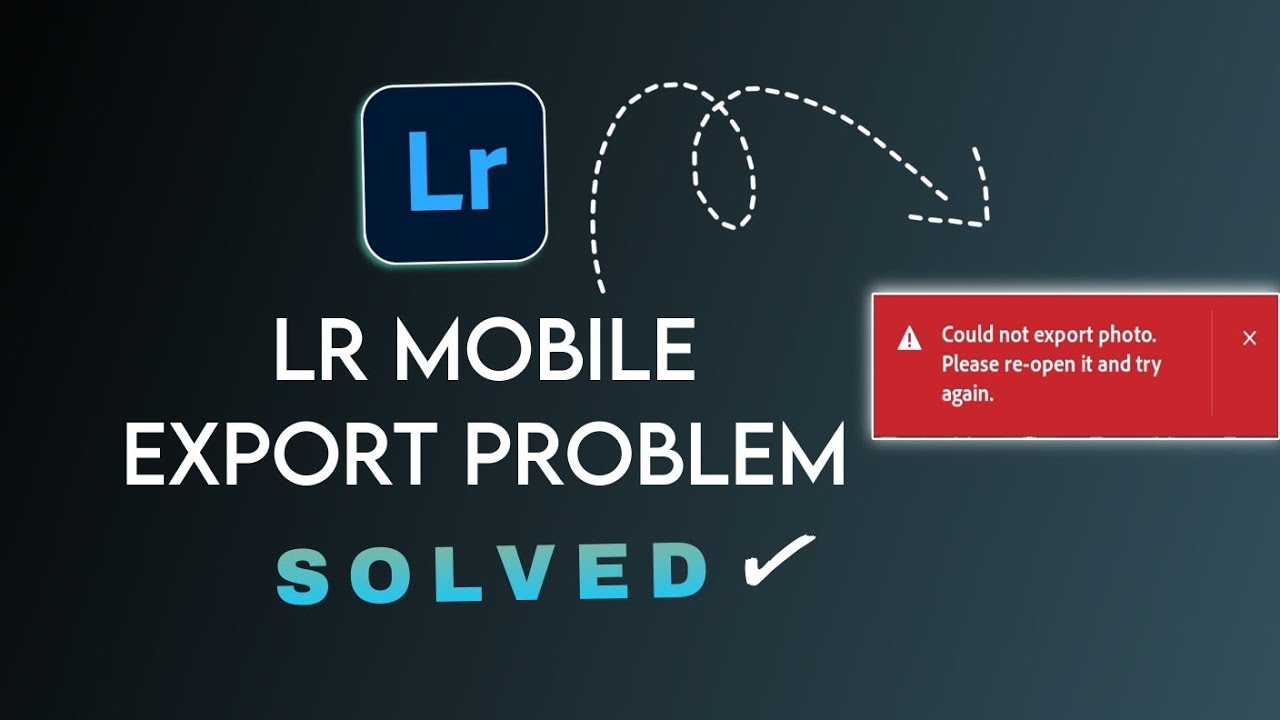 Lightroom Export Problem Solved |Lightroom Couldn't Complete Export ...