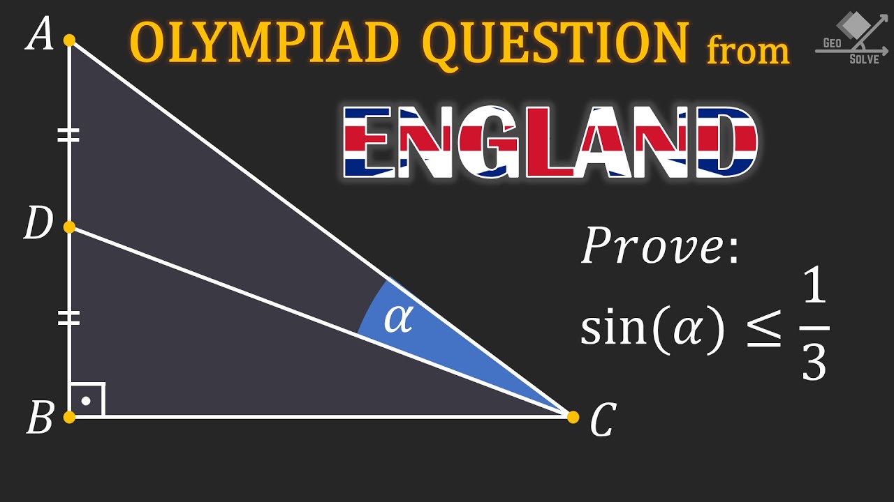 British Mathematical Olympiad Question! - YouTube