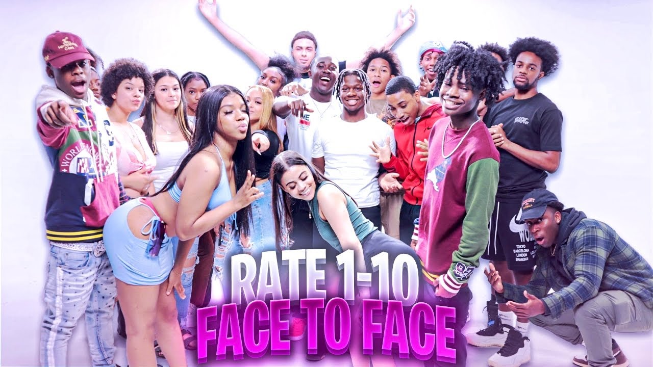 RATE 1-10 BUT FACE TO FACE! 😍 - YouTube