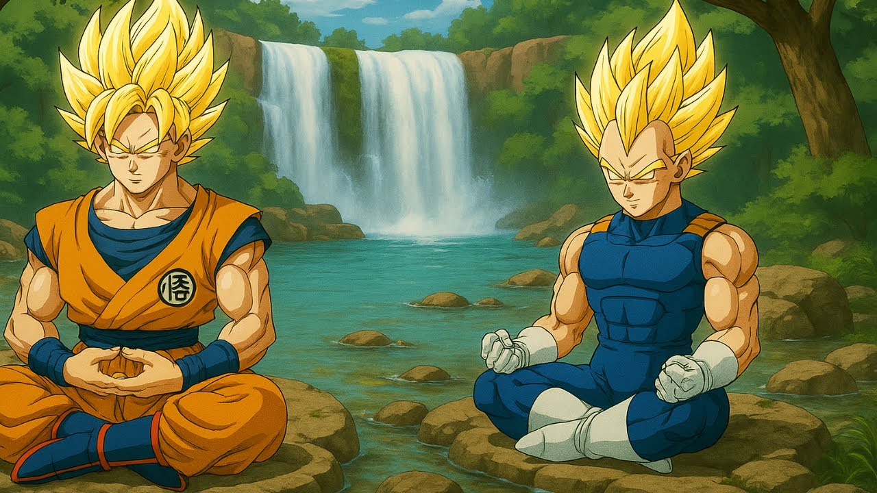 Relax with Goku & Vegeta • ASMR Meditation Ambience Relaxation - YouTube