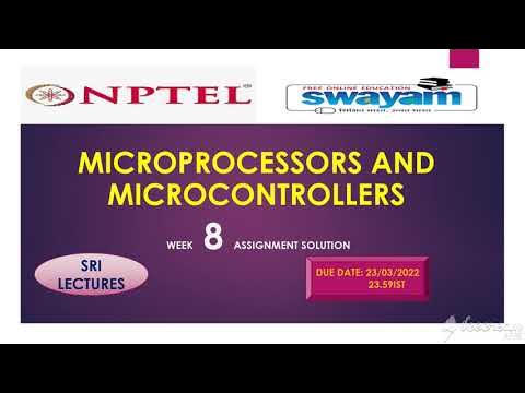 💥 🔥🔥WEEK 8 MICROPROCESSORS AND MICROCONTROLLERS ASSIGNMENT SOLUTION🔥🔥💥 - YouTube