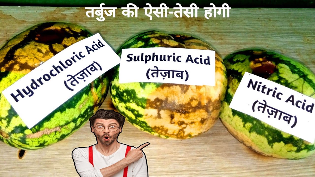 तेजाब ने पीघाल दिया तर्बुज को 😱||Tarbuj wala experiment 😫|| Tarbuj ...