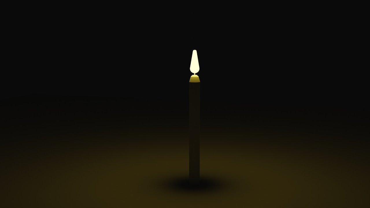 Blender Tutorial | Low poly candle - YouTube