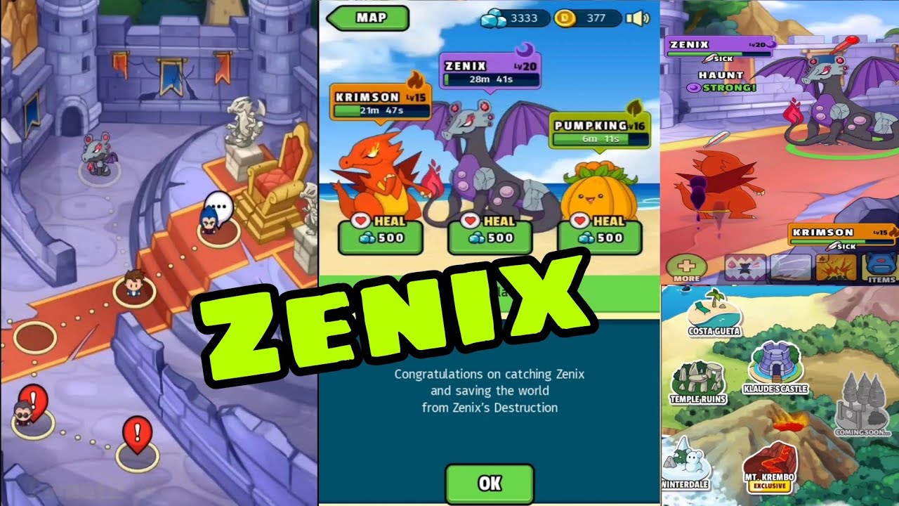 Dynamons World Catch ZENIX at Klaude's Castle | Final Battle of ...